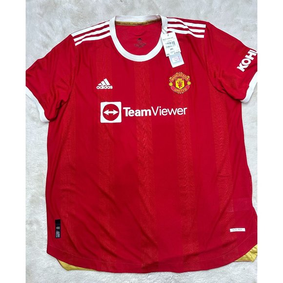 adidas | Shirts | Adidas Manchester United 2222 Authentic Mens Soccer ...